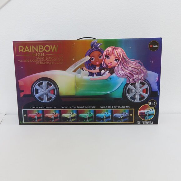 Rainbow | Toys | Rainbow High Color Change Car Convertible Car Vehicle ...
